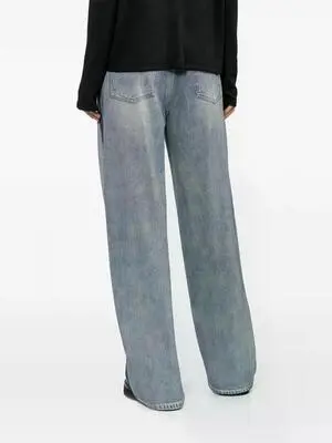 Rag & Bone Straight-leg Jeans With Side Stripes