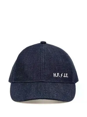 A.p.c. Logo Embroidered Denim Cap