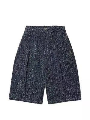 Sage Nation Button Detailed Bottoms For Men