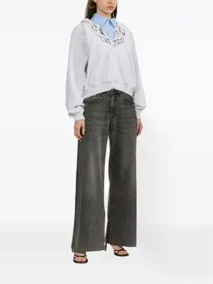 R13 D'arcy Flared Jeans - Grey