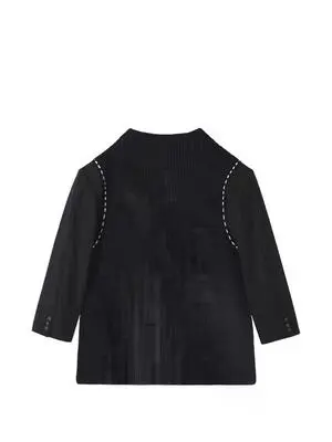 ENFOLD Contrast-stitch Panelled Sweater