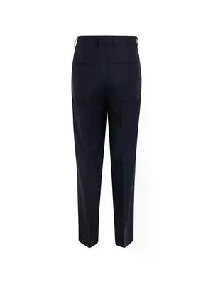 LARDINI Belt-loops Pleated Trousers