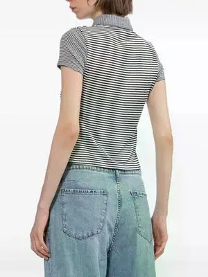 Rag & Bone The Knit Striped Polo Shirt