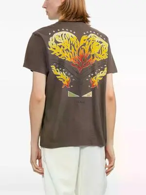 Toga Graphic-print Studded T-shirt