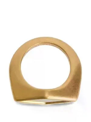 JIL SANDER Argyle-pattern Handcrafted Ring