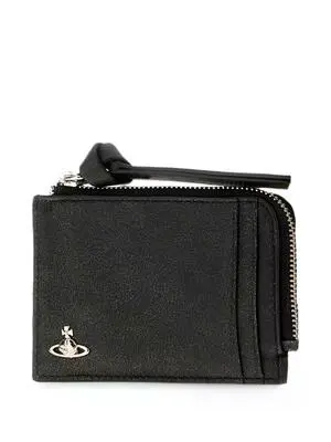 VIVIENNE WESTWOOD Orb-plaque Zip-around Card Holder