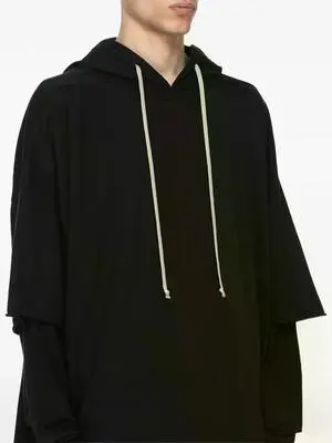 Rick Owens Oversized Layered Hoodie