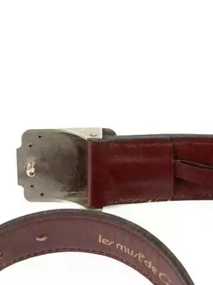 Cartier Logo Buckle Leather Belt