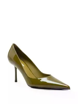 LE SILLA Pointed-toe Leather Heeled Pumps