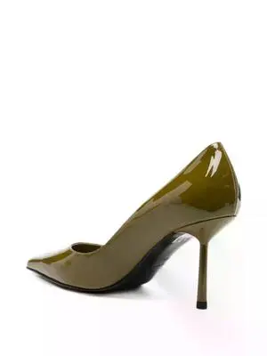 LE SILLA Pointed-toe Leather Heeled Pumps