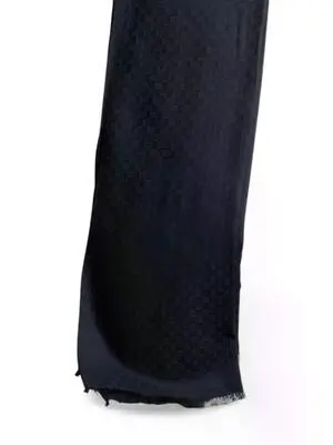 Gucci Gg Wool Silk Jacquard Stole
