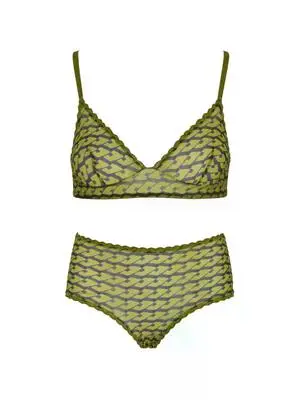 LAURA URBINATI Geometric-print Briefs
