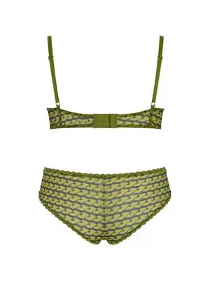 LAURA URBINATI Geometric-print Briefs