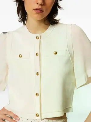 TWINSET Knitted Cardigan With Metal Buttons