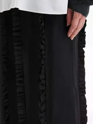 ENFOLD Ruffle-trimmed Trousers