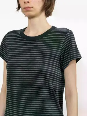 Rag & Bone Slub Striped Crewneck T-shirt