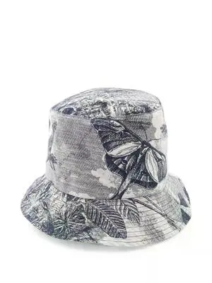 Dior 2010s Toile De Jouy Bucket Hat - Neutrals