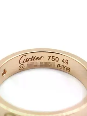 Cartier 18k Rose Gold Diamond Love Ring