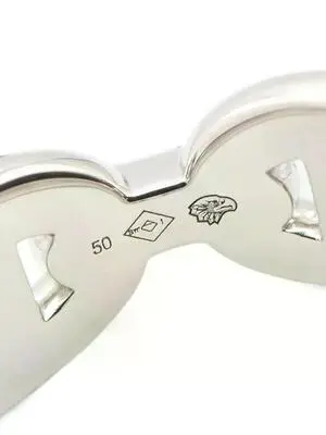 Hermès 18k White Gold Pavé Diamond Chaîne D'ancre Ring