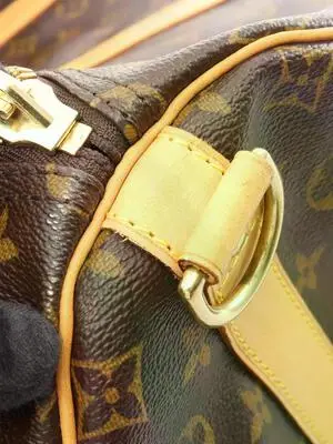 LOUIS VUITTON Monogram Keepall Bandouliere 55 Travel Bag
