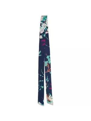 LAURA URBINATI Floral Print Satin Belt