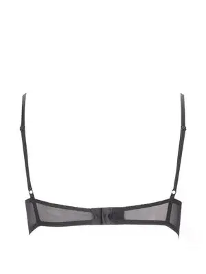 LAURA URBINATI Padded Lace Bra - Black