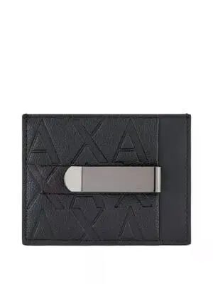 Armani Exchange Logo-debossed Cardholder