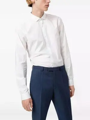 Hugo Slim-fit Pressed-crease Trousers