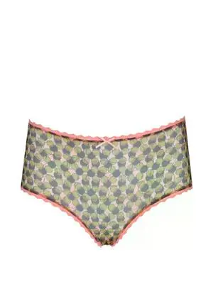 LAURA URBINATI Dot-print Tulle Culottes - Pink