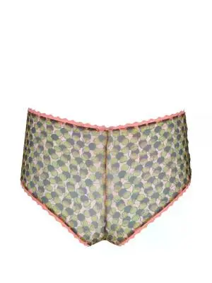 LAURA URBINATI Dot-print Tulle Culottes