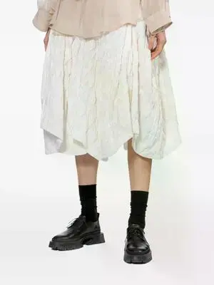 Comme Des Garçons Textured Midi Skirt