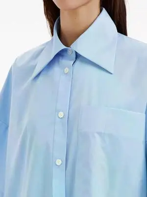 ENFOLD Short-sleeved Box-pleat Shirt