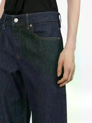 Helmut Lang Seam-detail Logo-patch Jeans