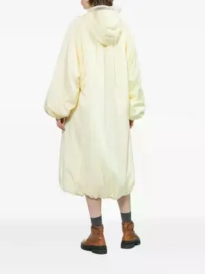 ENFOLD Hooded Balloon-sleeve Coat