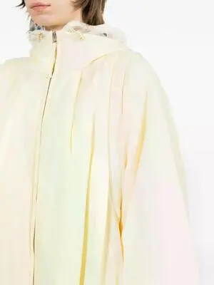 ENFOLD Hooded Balloon-sleeve Coat