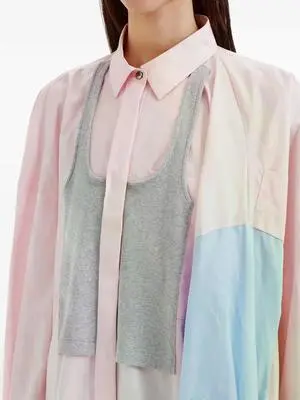 ENFOLD Layered Panelled Shirt
