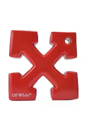 Off-White Arrows Bag Keyring Charm - Red