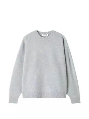 ENFOLD Crew-neck Wool Sweater - Grey