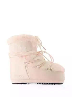 Moon Boot Icon Low Faux-fur Ankle Boots - Pink
