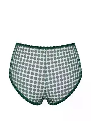 LAURA URBINATI Polka-dot Tulle Briefs
