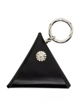 Toga Embellished Triangle Wallet - Black
