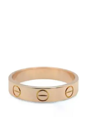 Cartier 18kt Rose Gold Love Ring - Pink