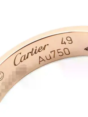 Cartier 18kt Rose Gold Love Ring - Pink
