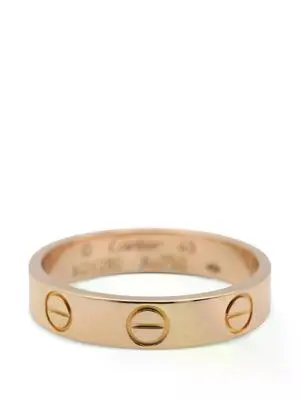 Cartier 18kt Rose Gold Love Ring - Pink