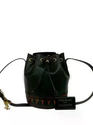Saint Laurent 1980-1990 Leather Bucket Bag