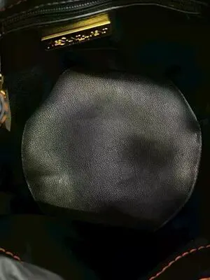 Saint Laurent 1980-1990 Leather Bucket Bag