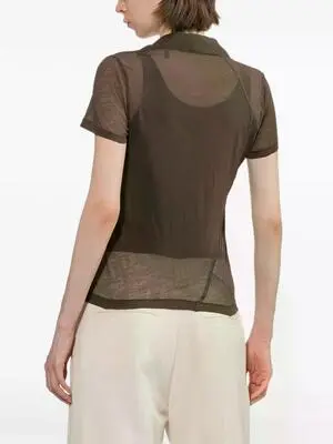 Helmut Lang Sheer-panel Top