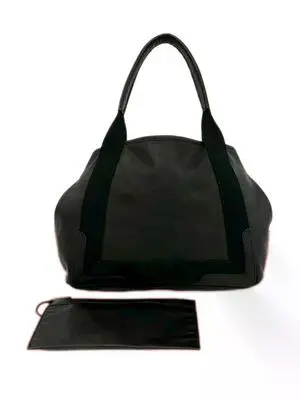 Balenciaga Calfskin Perforated Tote Satchel