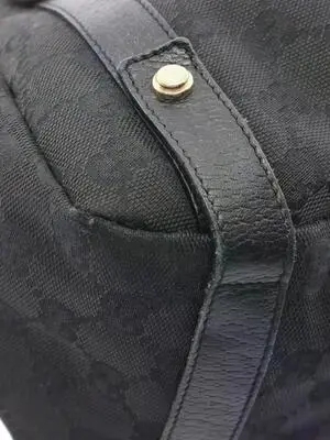 Gucci Gg Canvas Tote Bag - Black