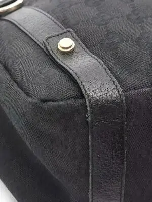 Gucci Gg Canvas Tote Bag - Black